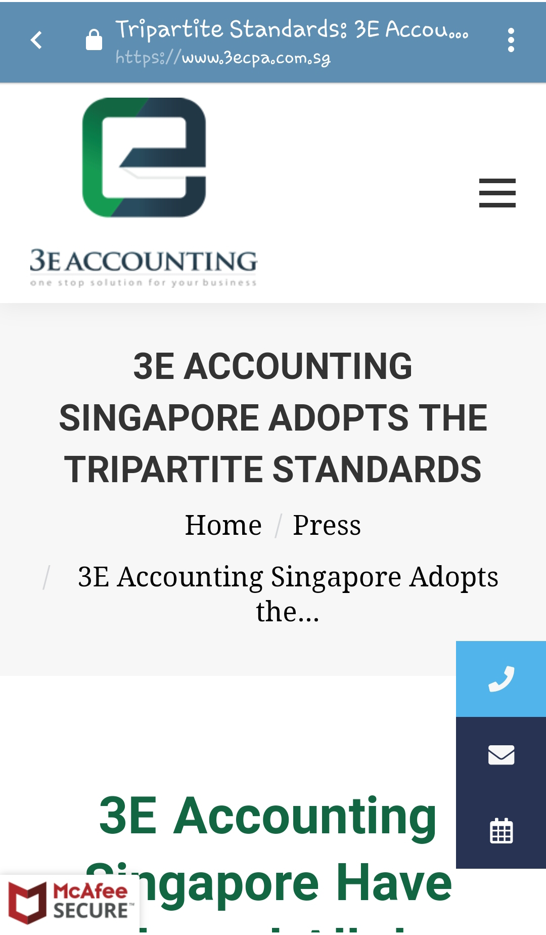 3E Accounting India Mobile App - Digital Business Solutions